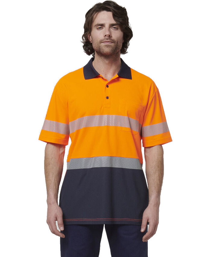 CORE - MENS SHORT SLEEVE TAPED POLO - Hard Yakka